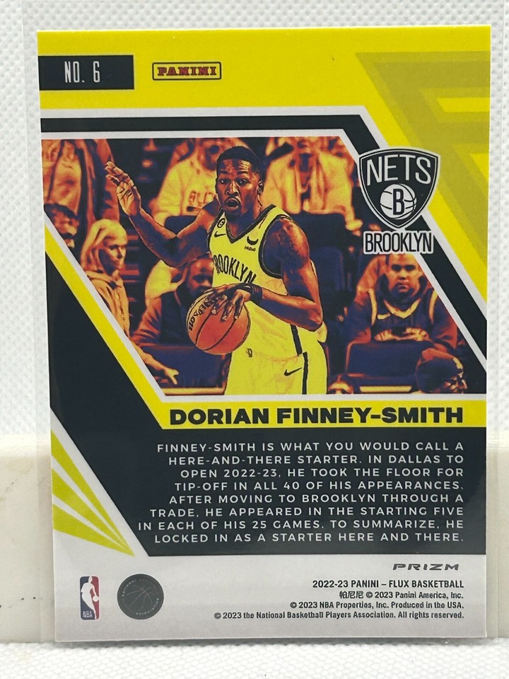 2022-23 Panini Flux Dorian Finney-Smith #6 Moonlight SP | eBay