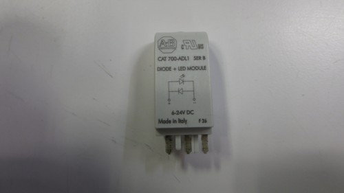 ALLEN BRADLEY 700-ADL1 SURGE SUPPRESSOR DIODE+LED MODULE 6-24 V DC ...