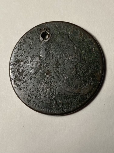 X Rare Old Original 1798 United States Revolutionary War Large Copper ...