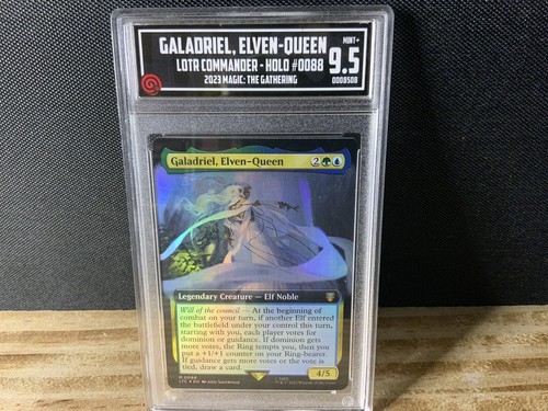 MTG The Gathering FOIL Galadriel, Elven Queen Extended Graded Commander ...