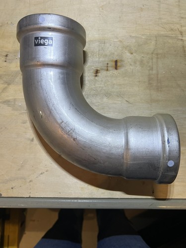 3” Viega 95505 MegaPress 304 Stainless Elbow 90° P x P Model 4116XL | eBay