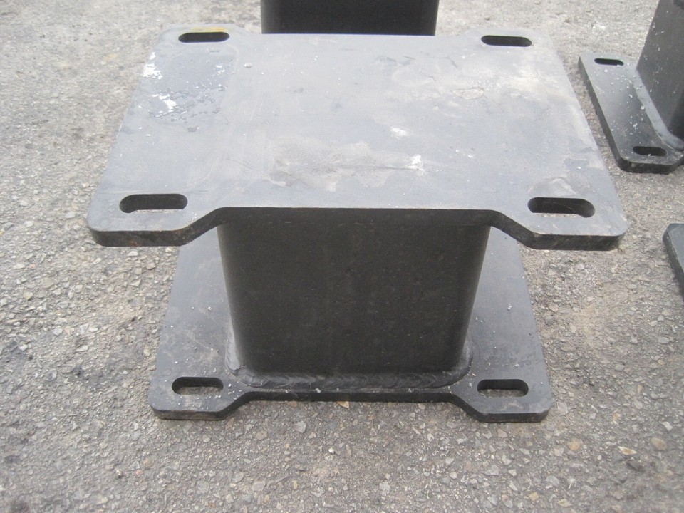 4 Large Vibratory Plate Compactor Rubber Isolator Shock Mount Black 8 ...
