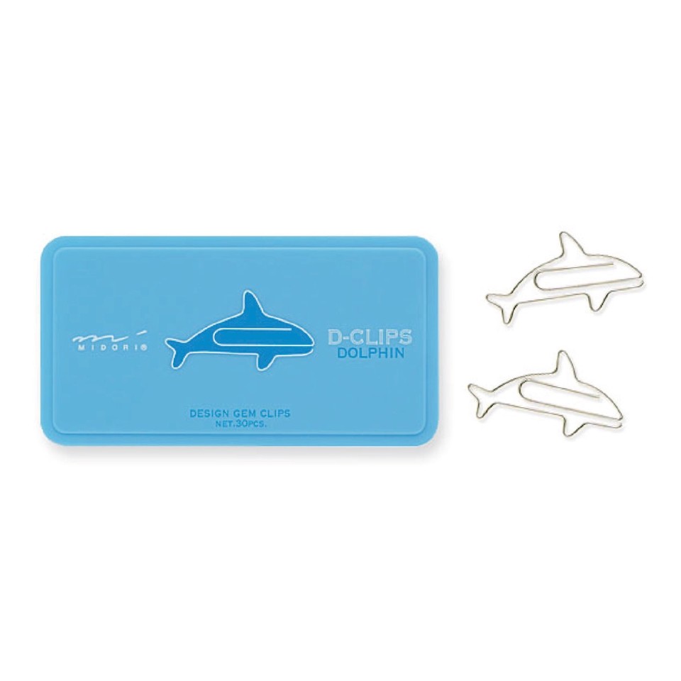 MIDORI D-CLIPS BOX OF 30 PAPER CLIPS CUTE ANIMAL CLIPS KAWAII JAPAN | eBay