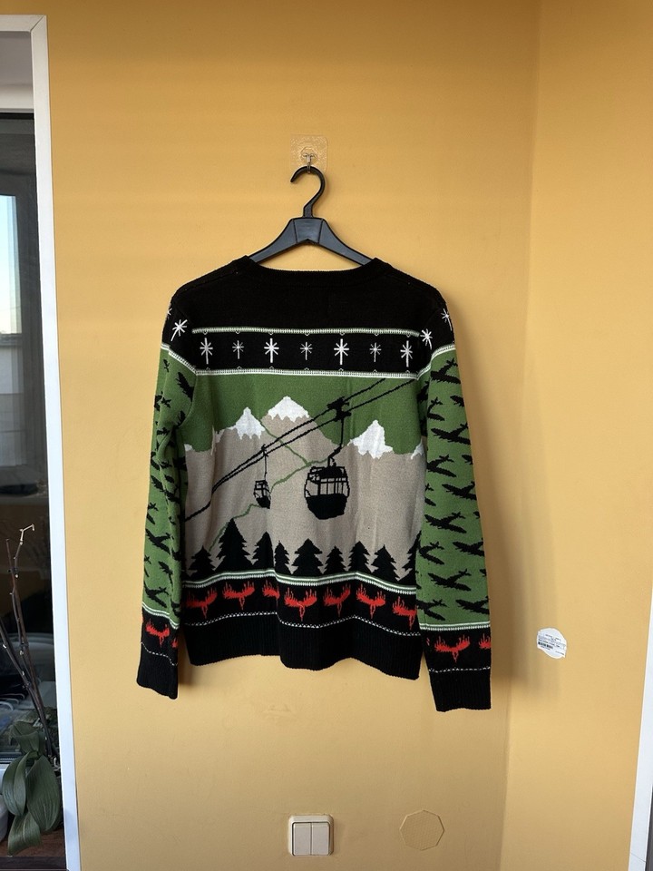 Iron Maiden 2019 Pilot Eddie Heavy Metal Christmas Sweater - Size S Men ...