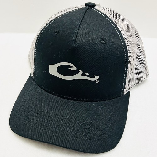 Drake Waterfowl Logo Trucker Hat Cap Adjustable Snapback Mesh Black ...