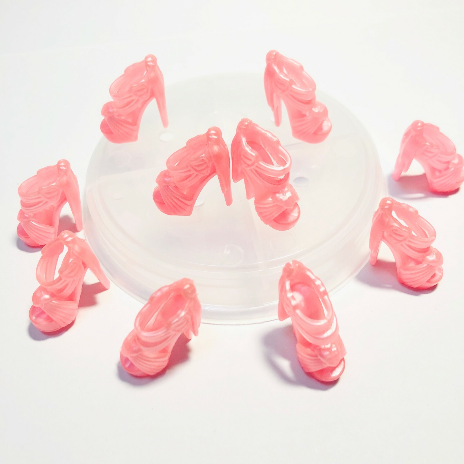 42 pairs orange heels suit sandals pliable silicone shoes for the 11.5 ...