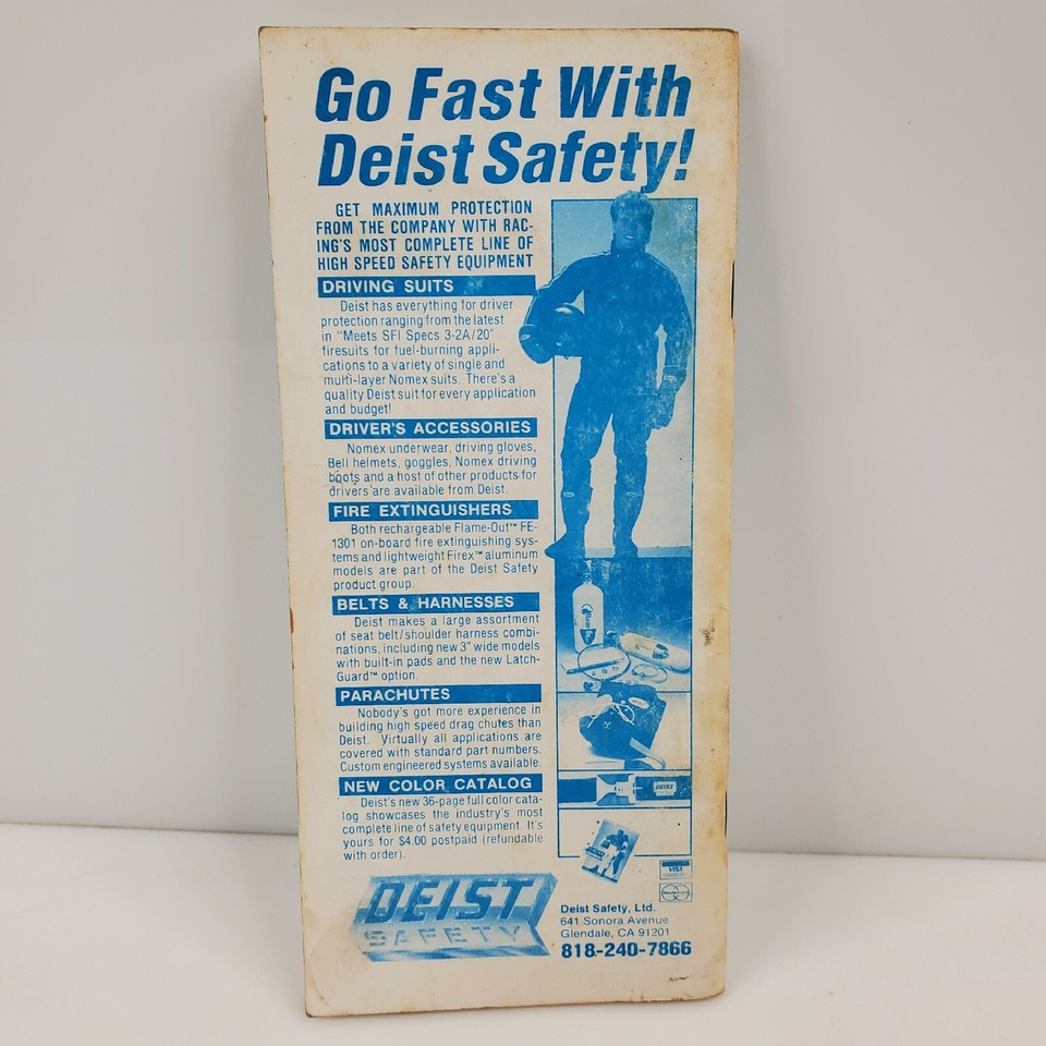 Vintage 1986 SCTA Rules Book Bonneville USA | eBay
