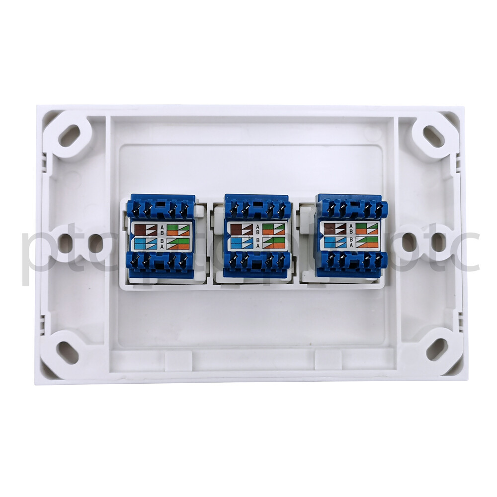1/2/3/4/5/6 Gang wallplate /CAT6 RJ45 Network LAN Data Jack Mech Insert ...