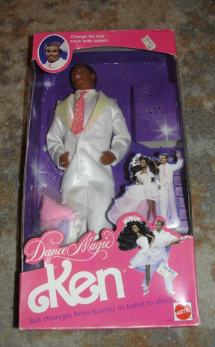 VINTAGE 1989 BARBIE DANCE MAGIC KEN AFRICAN AMERICAN DOLL MIB NEW IN ...