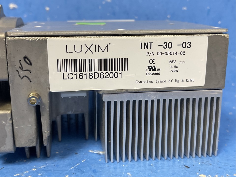 LUXIM INT-30-03 PN 00-05014-02 LIGHT EMITTING PLASMA LEP Lumens Light ...