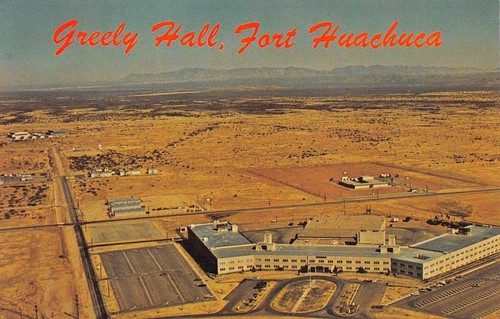 Greely Hall FORT HUACHUCA Arizona Army Military c1960s Chrome Vintage ...