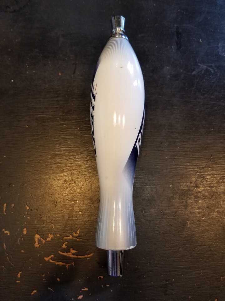 Busch Light Beer Tap Handle Man Cave Display 11" Gorgeous White & Blue ...