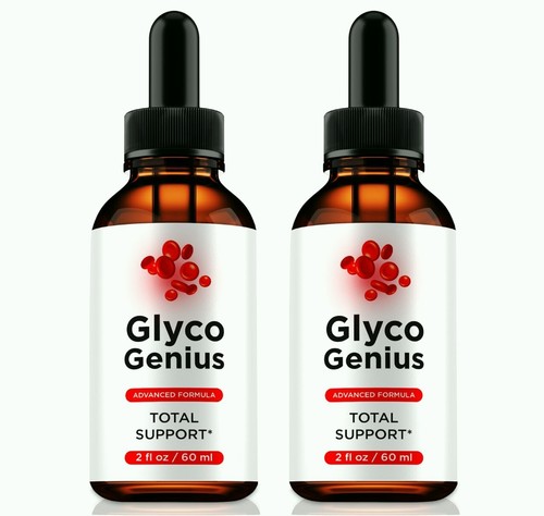 (2 Pack) Glyco Genius Drops Support Blood Health and Overall Wellness ...