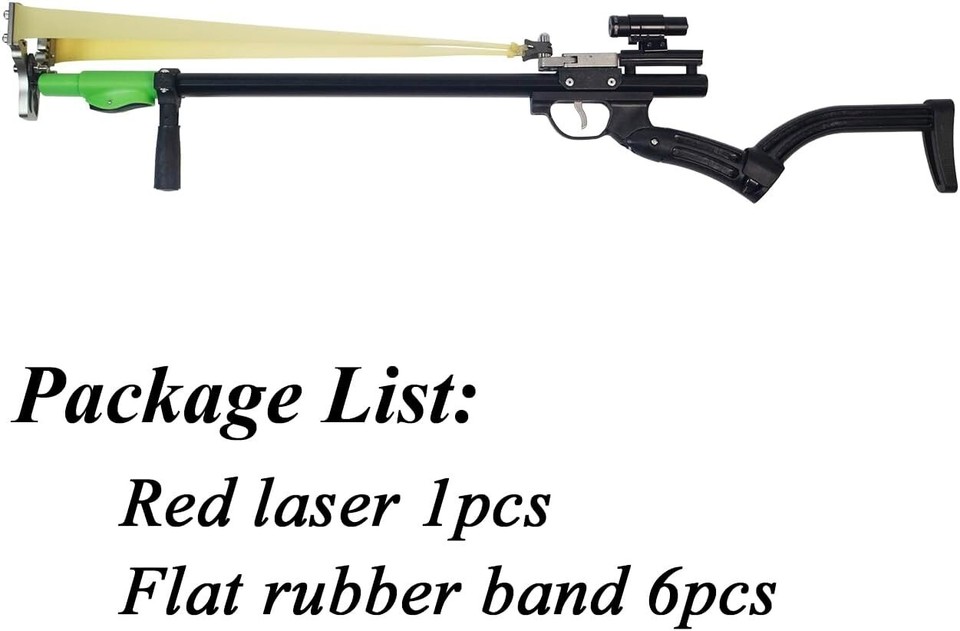 Powerful Hunting Trigger Mechanism Rubber Band Slingshot Gun Slingshot ...