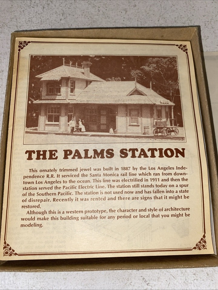 Durango Press DP-19 THE PALMS STATION Kit HO Scale Set NEW | eBay
