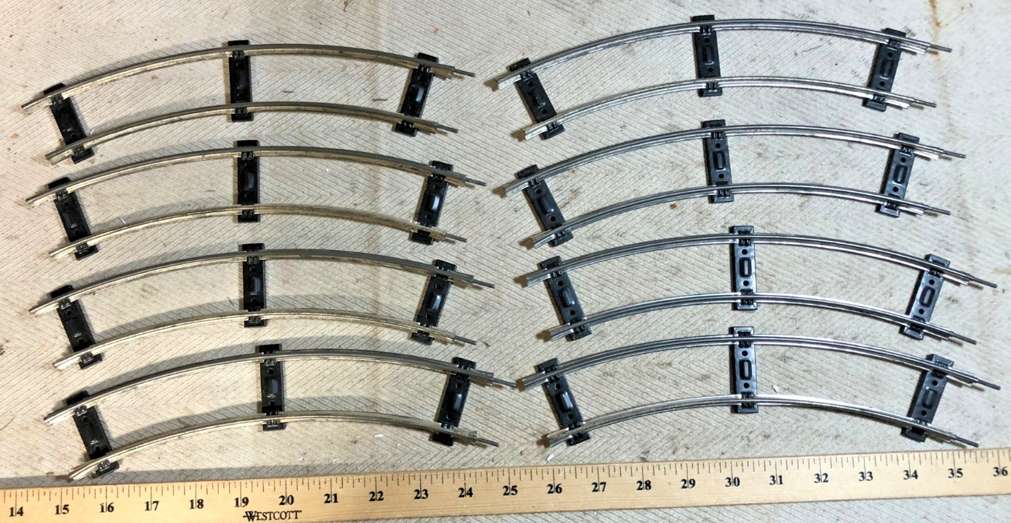 Marx Mechnical Train Set 528 - 4 wheel 6 inch cars, 401 engine track ...