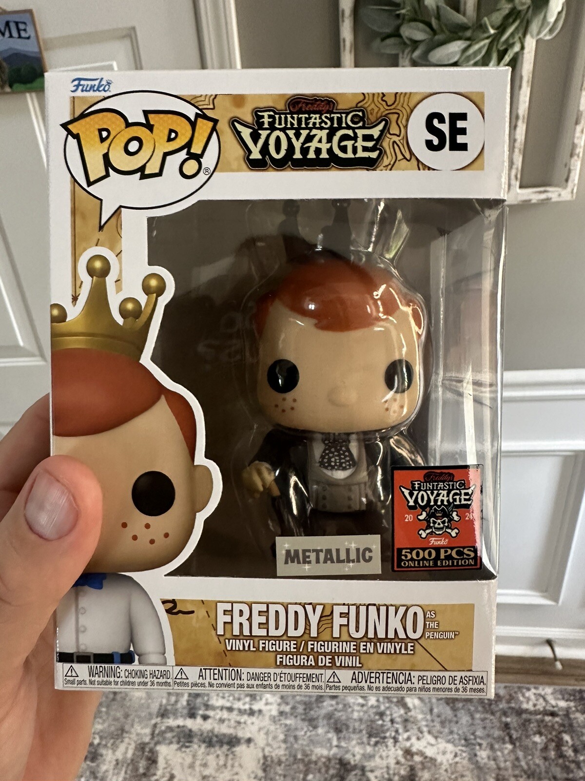Funtastic Voyage Box of Fun 2024 Freddy Funko As The Penguin Metallic ...