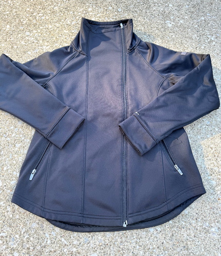 Avalanche Jacket Womens Large M Weather Shied Black Full Zip Shell ...
