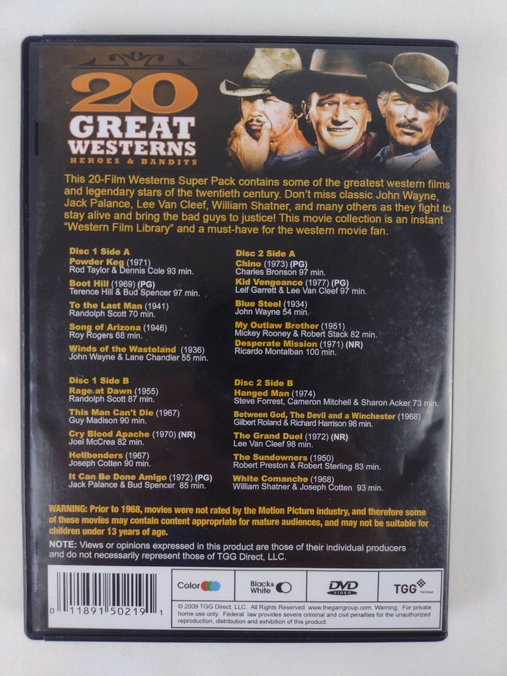 Classics & Oldies DVDs - Western Comedy Family Movies 1920s-70s *You ...