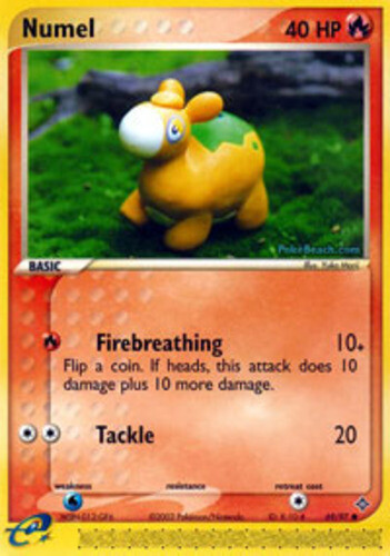 Pokemon - Numel - 69/97 - Common - EX Dragon - NM | eBay