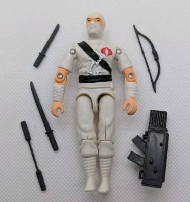 GI Joe Black Major Custom Cobra Storm Shadow White Ninja ARAH OG Style ...
