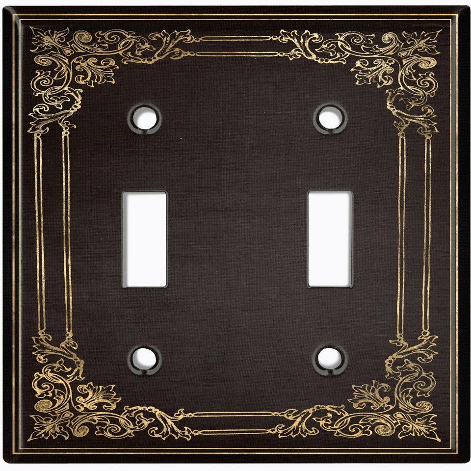 Metal Light Switch Cover Wall Plate Elegant French Victorian Frame ...