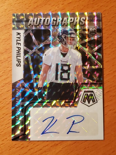 2022 Mosaic Rookie Auto Prizm #46 Kyle Philips UCLA Titans WR | eBay