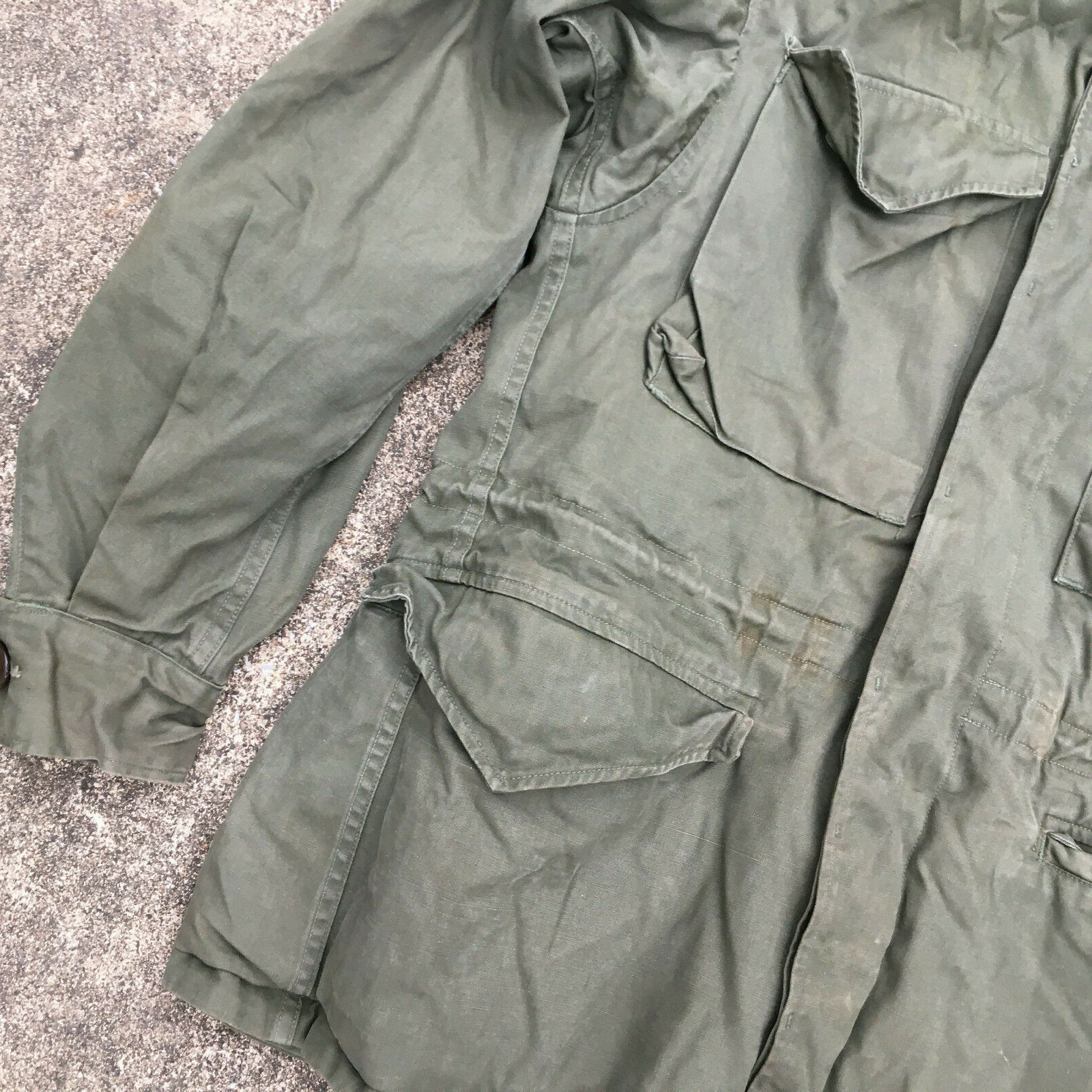 Vintage WWII M-1943 Field Jacket Army Military Coat 1… - Gem