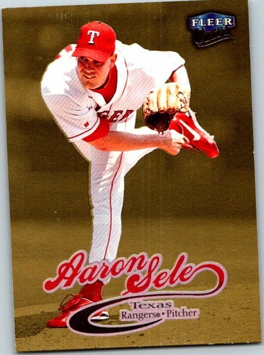 1999 Fleer Ultra Gold Medallion Baseball Card #134G Aaron Sele Rangers ...