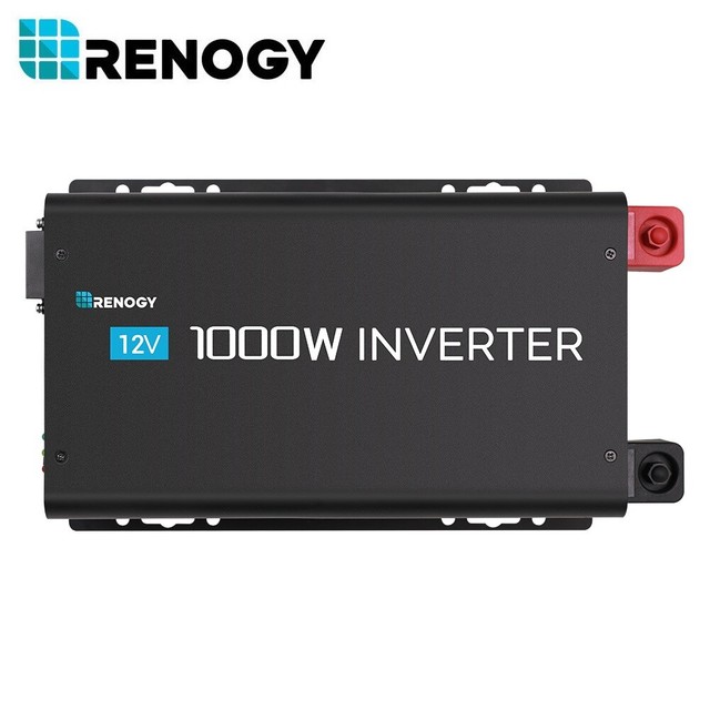 Renogy 1000w / 2000w Pure Sine Wave Solar Inverter W/ Power Saving 12v ...