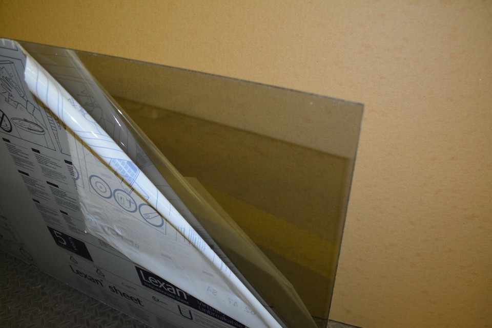 Tinted Smoked Lexan Sheet Solar Gray color #7130 Polycarbonate 1/8" x ...