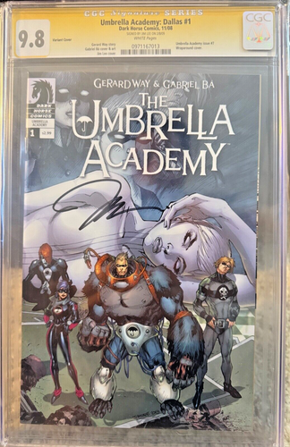 Umbrella Academy : Dallas #1 White Page Jim Lee Cover & Signature CGC 9 ...