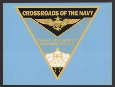 Postcard - US Naval Air Facility Washington DC Symbol Badge Patch | eBay