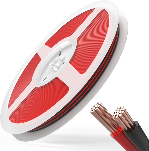 18AWG 2 Wire Electrical Cord 2 Conductor 10M/32.8Ft Wire Cord 18 Gauge ...