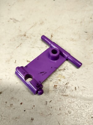 1990 PLAYMATES TMNT TECHNODROME ORIGINAL PURPLE GUN CONNECTOR MOUNT ...