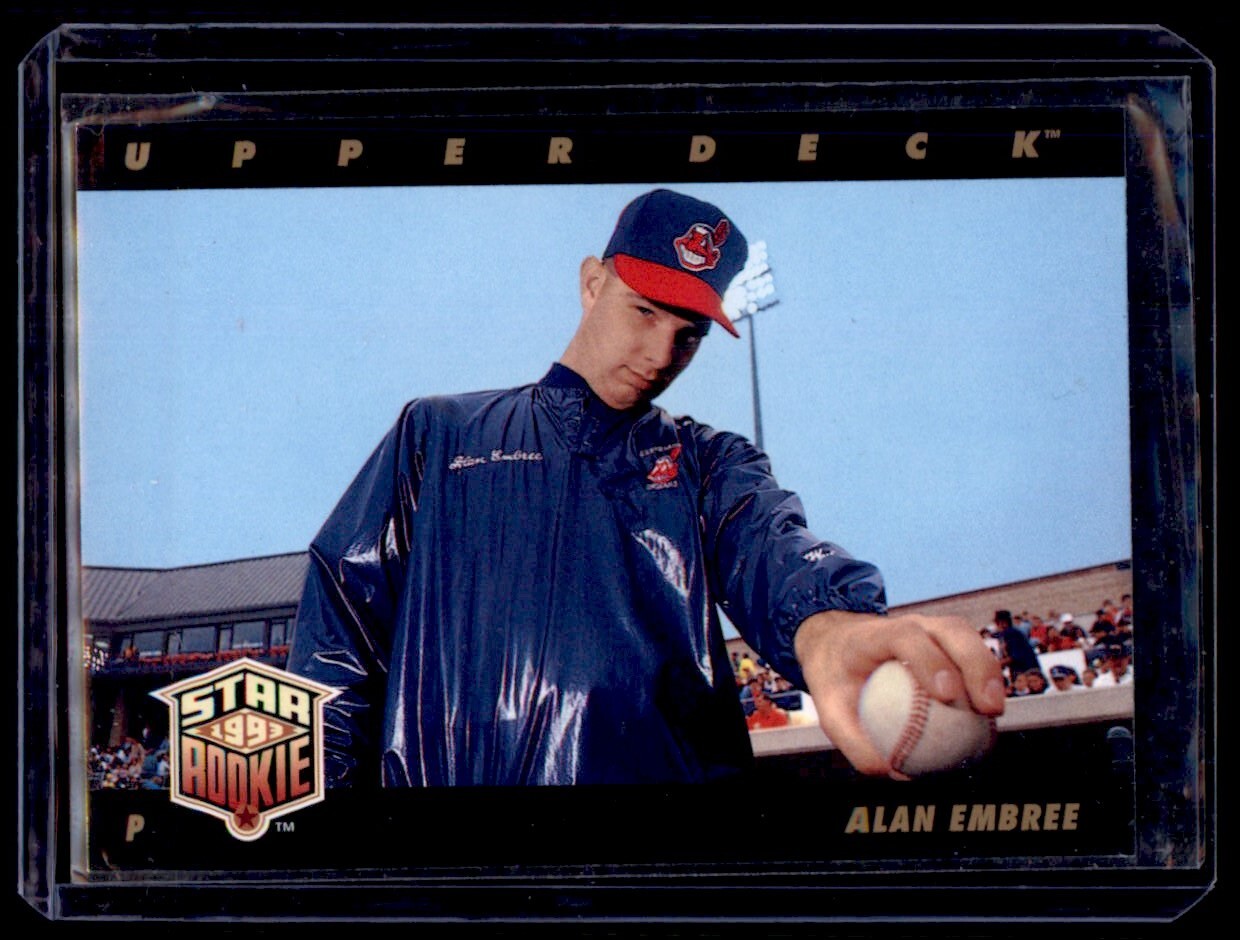 1993 Upper Deck Star Rookie Alan Embree Cleveland Indians #12 0938 | eBay