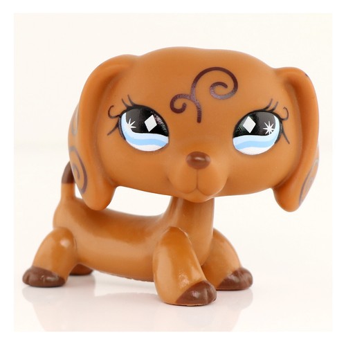 Mini Pet Shop LPS Sausage dog 640 Brown Dachshund Who Love LPS Kids ...