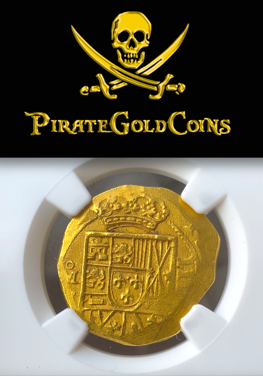 Gold Doublon Felipe Ii Coin Treasure Spanish Armada Coin