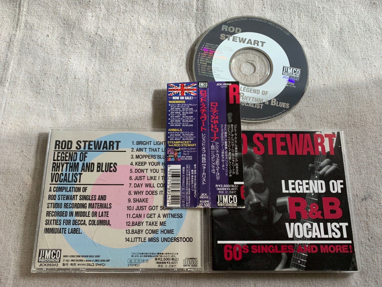 Rod Stewart ‎- Legend Of R&B Vocalist 60's Singles And More! Japan CD ...