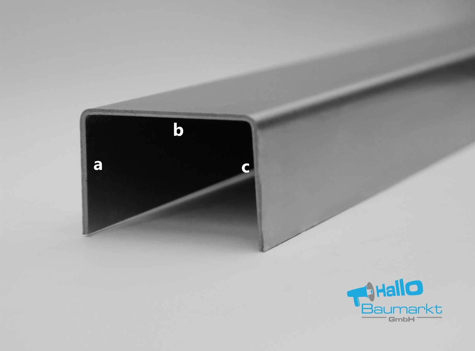 U-Profil Stahl verzinkt Stärke 0,75mm 1mm 1,5mm 2mm U Profil Leiste ...