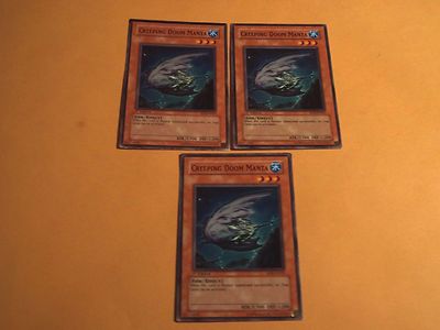 3X Creeping Doom Manta RDS-EN025 - Yugioh Yu Gi Oh! 3 Playset | eBay