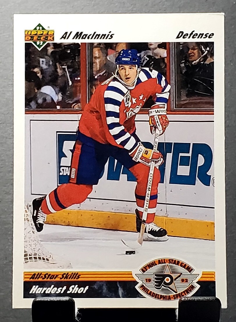 1992 Upper Deck #632 Al MacInnis FLAMES ALL-STAR GAME Hockey card🏒EX | eBay