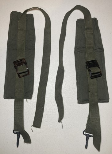Vintage Army Surplus Military Back Pack Shoulder Pad Straps Rare | eBay