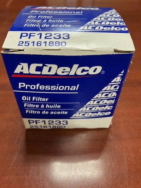 AC-Delco PF1233 - cross reference oil filters | oilfilter ...