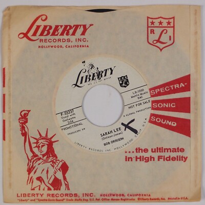 BOB ORRISON: Florecita / Sarah Lee US Liberty PROMO Rockabilly Eddie ...