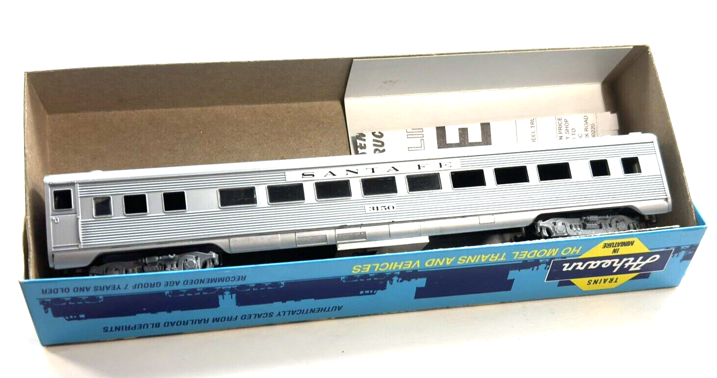 HO Athearn Santa Fe 3150 Diner Car Kit Built in Original Box 1791 | eBay