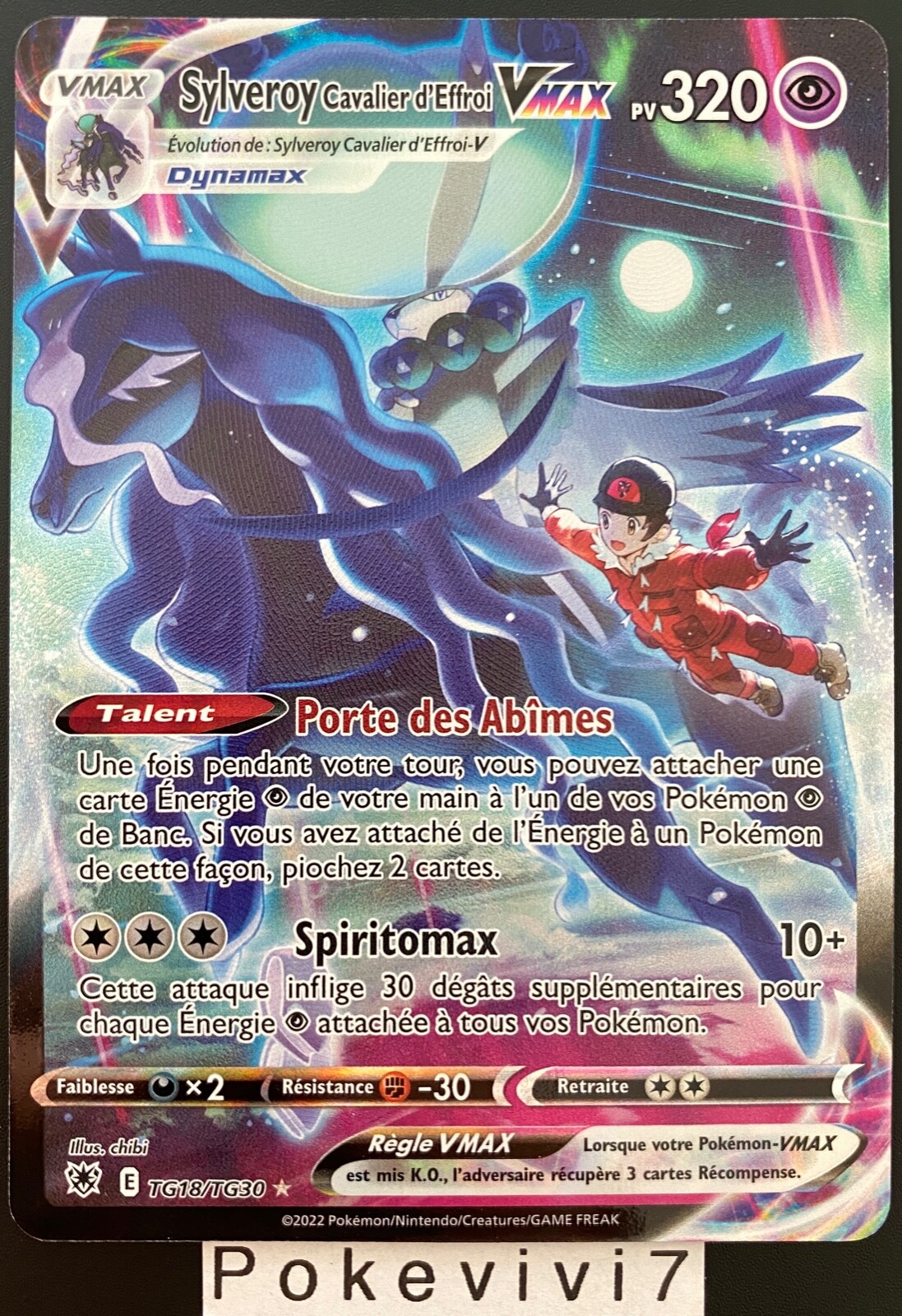 Carte Pokemon SYLVEROY TG18/TG30 Vmax FA Epée et Bouclier 10 EB10 FR ...