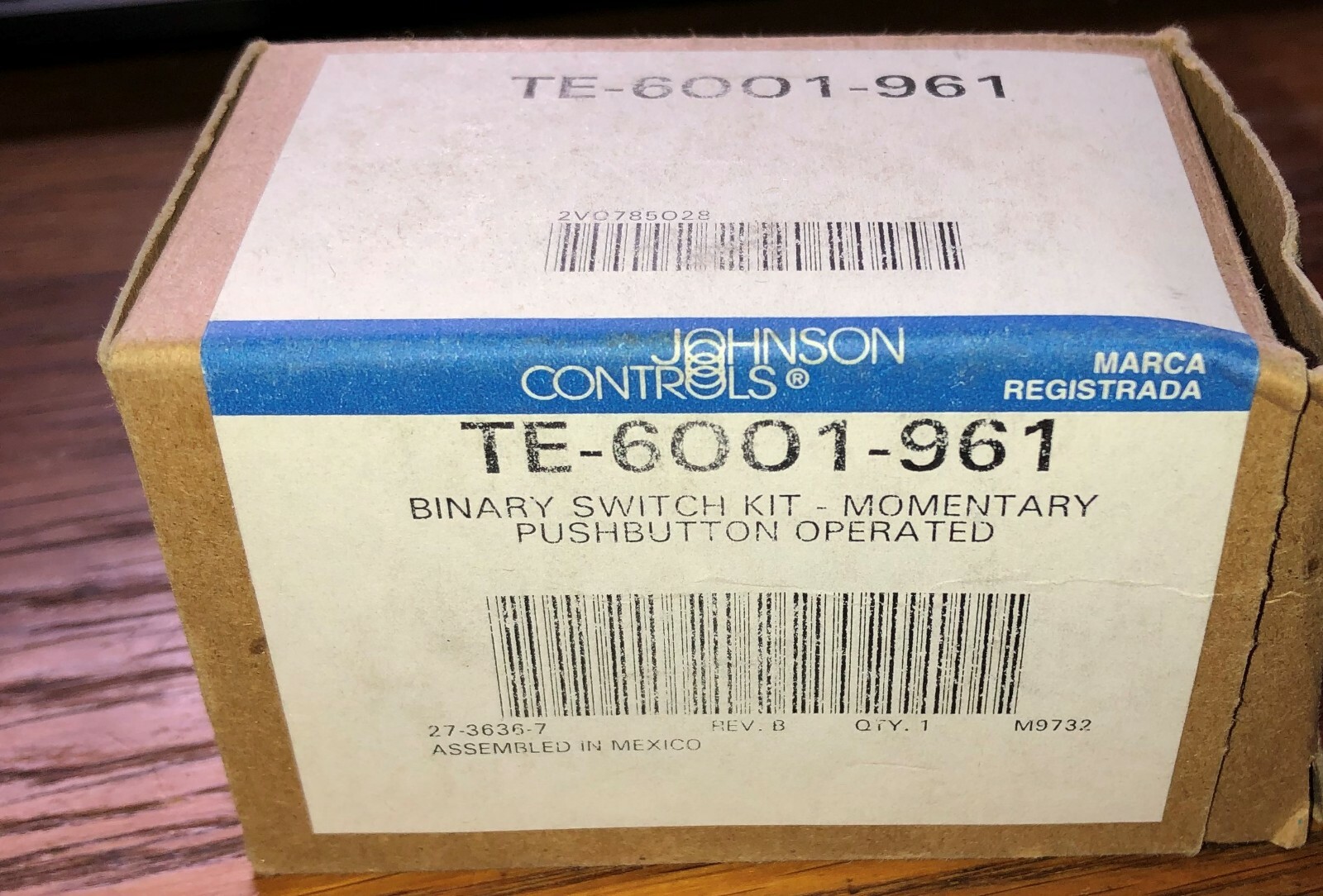 NEW JOHNSON CONTROLS TE-6001-961 BINRY SWITCH KIT | eBay
