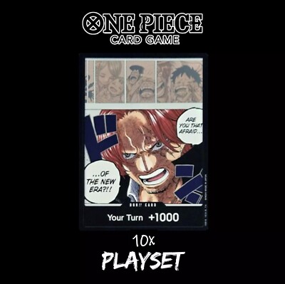 One Piece Card DON!! OP09 Playset 10x DON Emperors in the New World | eBay