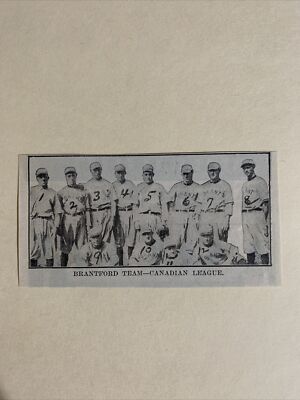 Brantford Red Sox Canada League 1912 Baseball Small Team Picture #2 | eBay